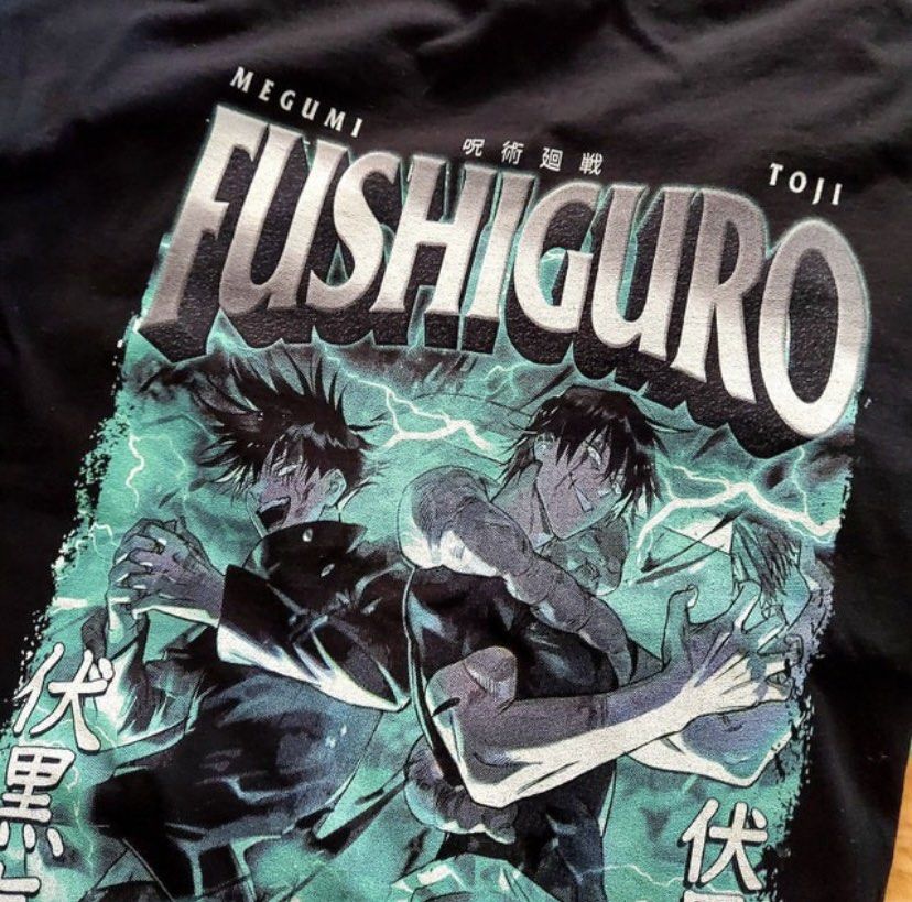 Jujutsu Kaisen Anime Megumi X Toji Retro Style Shirt, Men's Fashion ...