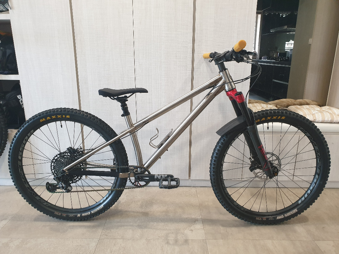Kingdom Vendetta Custom 2021 27.5" Aggressive Hardcore Enduro Titanium ...