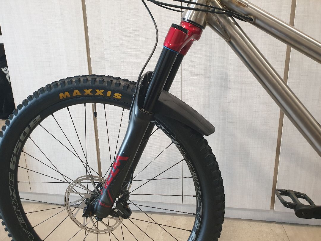 Kingdom Vendetta Custom 2021 27.5" Aggressive Hardcore Enduro Titanium ...