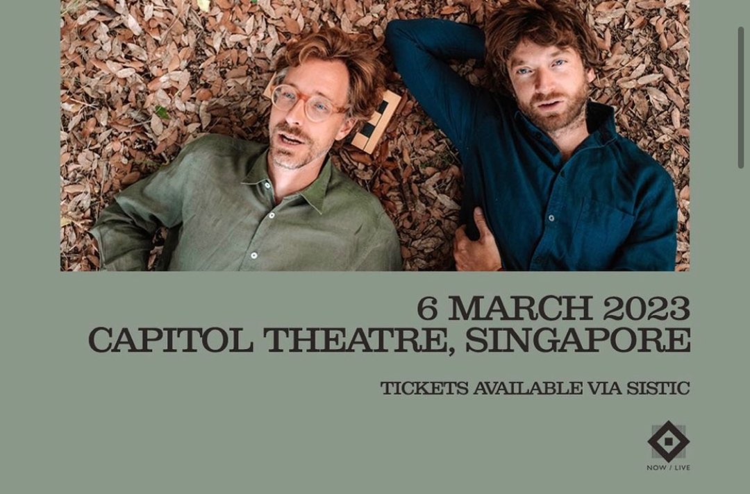 Kings of Convenience ticket, Tickets & Vouchers, Event Tickets on Carousell
