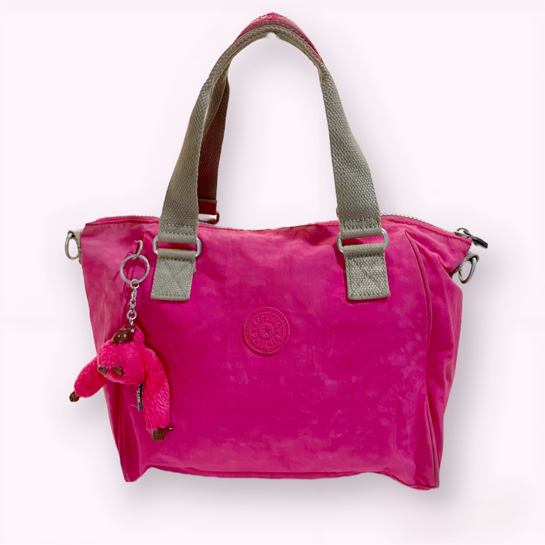 Kipling Amiel Pink Crossbody Bag, Luxury, Bags & Wallets on Carousell
