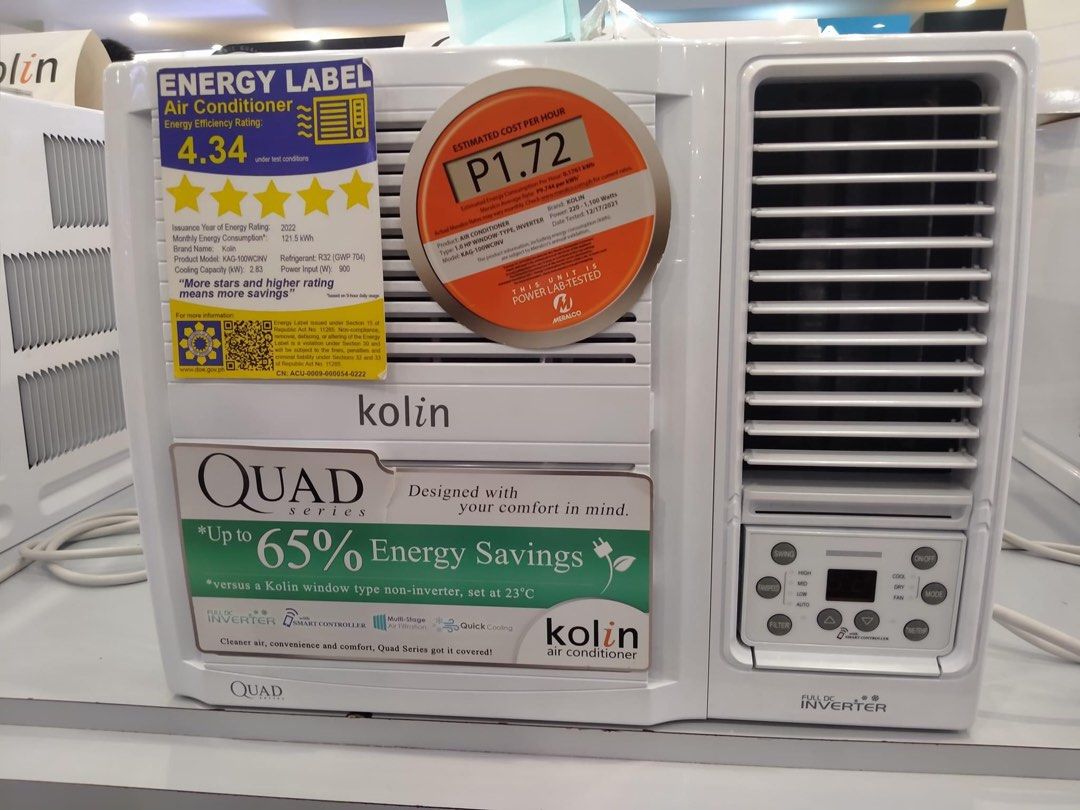 Kolin Inverter & Non Inverter Window Type Aircon, TV & Home Appliances ...