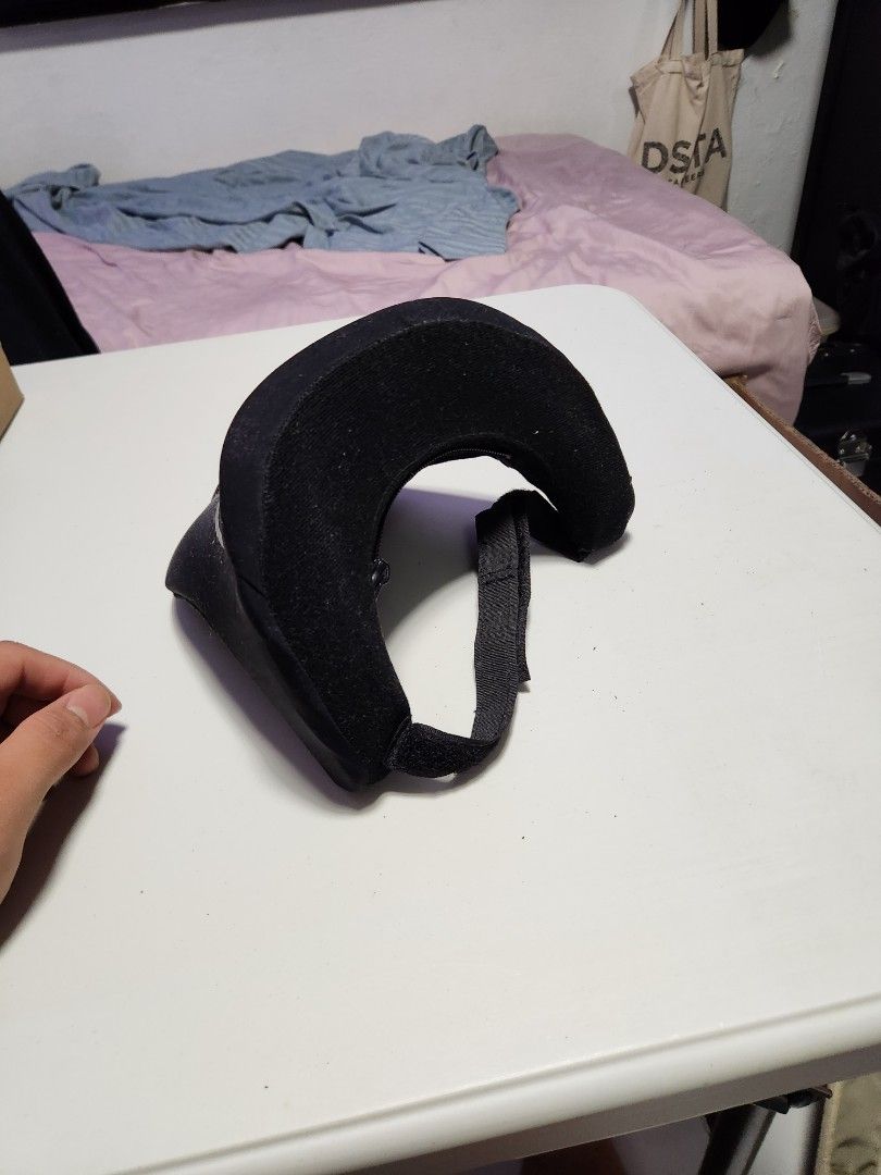 Komine SK 647 Front Neck Brace Street - Black, Motorcycles, Motorcycle Apparel on Carousell