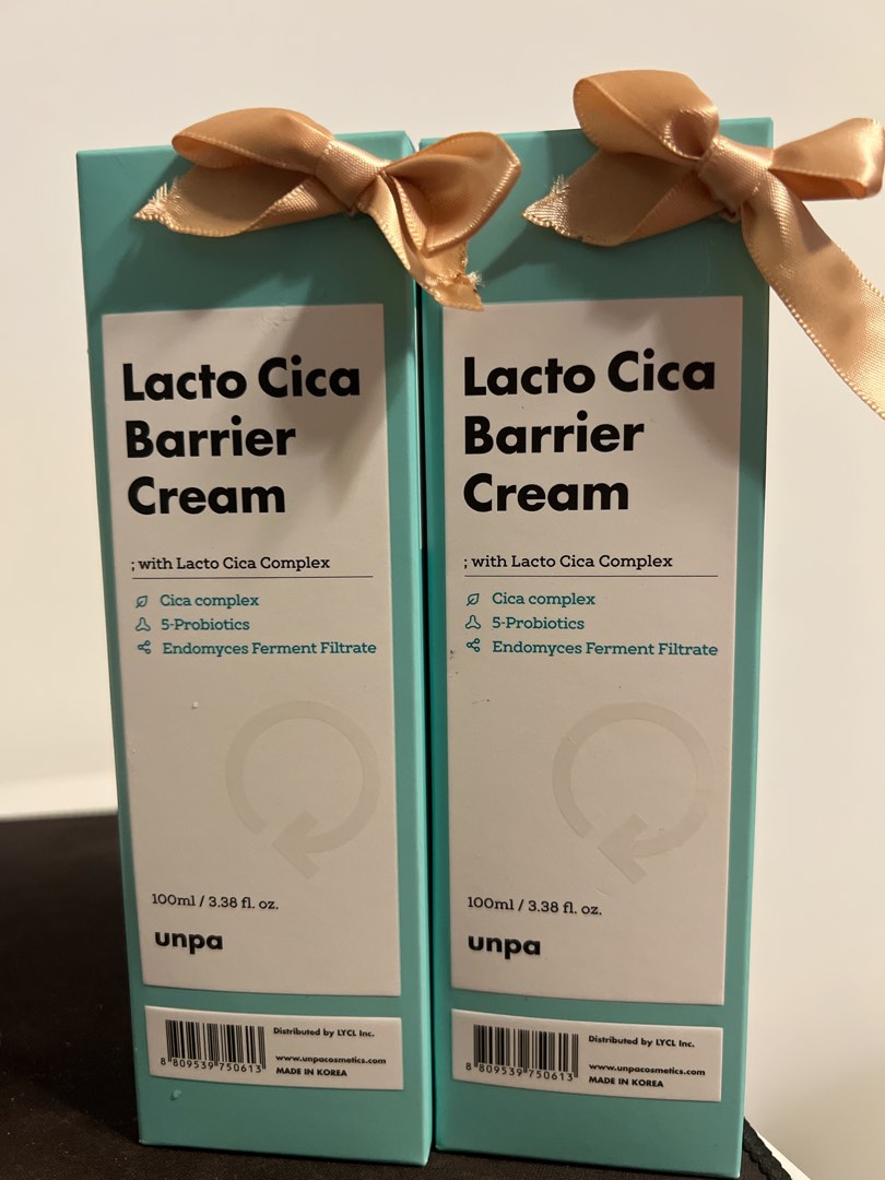 Korea UNPA Lacto Cica Barrier Cream Moisturizer 3.5oz (100g), Beauty ...