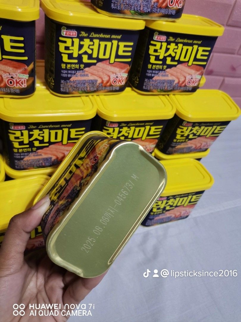 KOREAN LUNCHEON MEAT, Food & Drinks, Packaged & Instant Food on Carousell