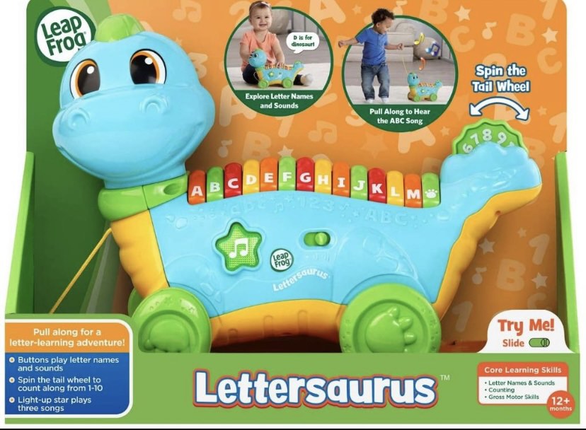 Leapfrog Lettersaurus brand new, Babies & Kids, Infant Playtime on ...