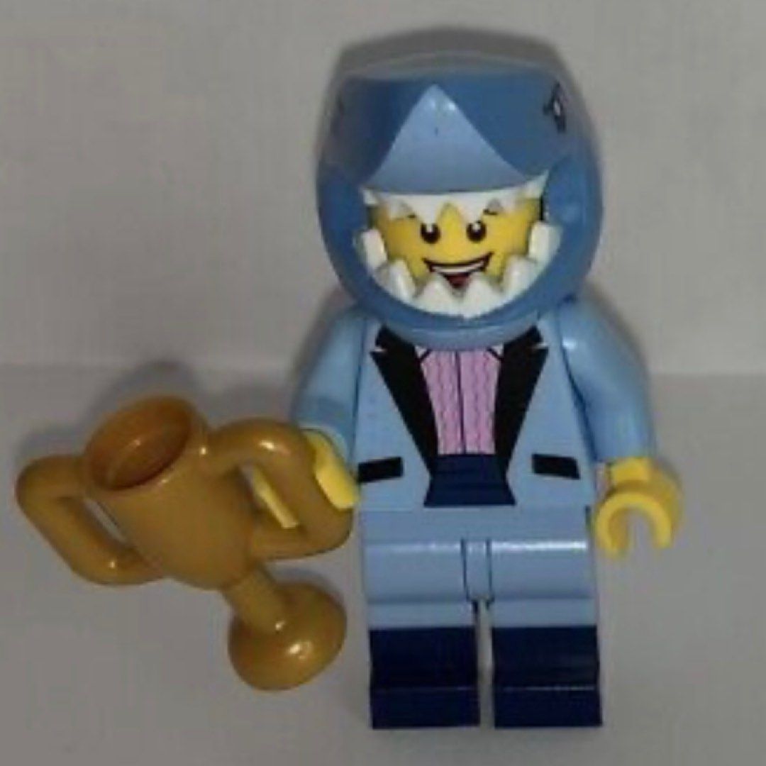 Lego BAM Minifigure - Blue Shark In Tuxedo Costume, Hobbies & Toys ...