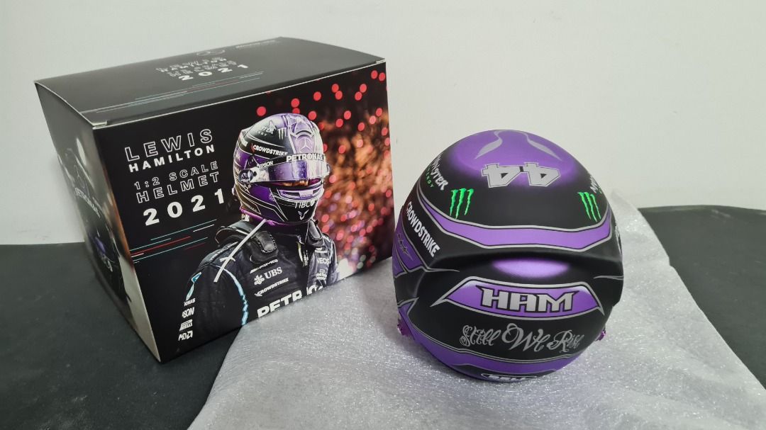 Lewis Hamilton helmets F1 Mercedes GP 1/2 scale 2020 / 2021 / 2022 ...