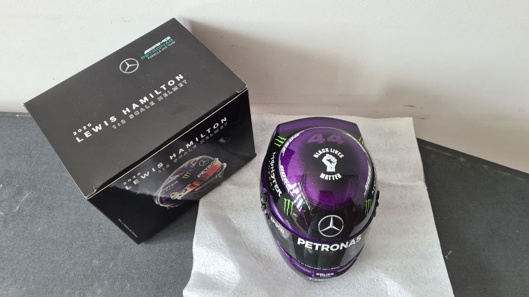 Lewis Hamilton helmets F1 Mercedes GP 1/2 scale 2020 / 2021 / 2022 ...