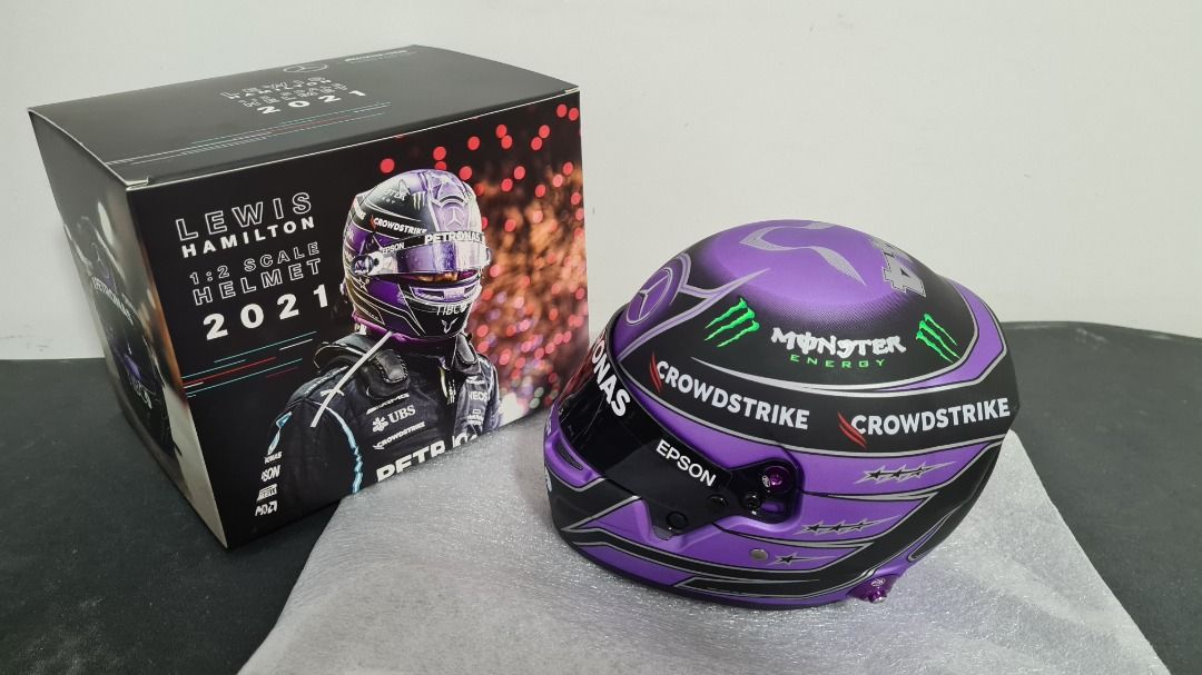 Lewis Hamilton helmets F1 Mercedes GP 1/2 scale 2020 / 2021 / 2022 ...
