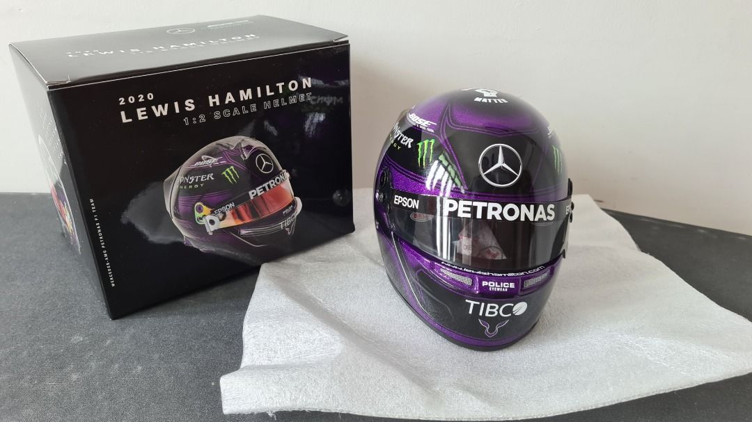 Lewis Hamilton helmets F1 Mercedes GP 1/2 scale 2020 / 2021 / 2022, Hobbies & Toys, Memorabilia ...