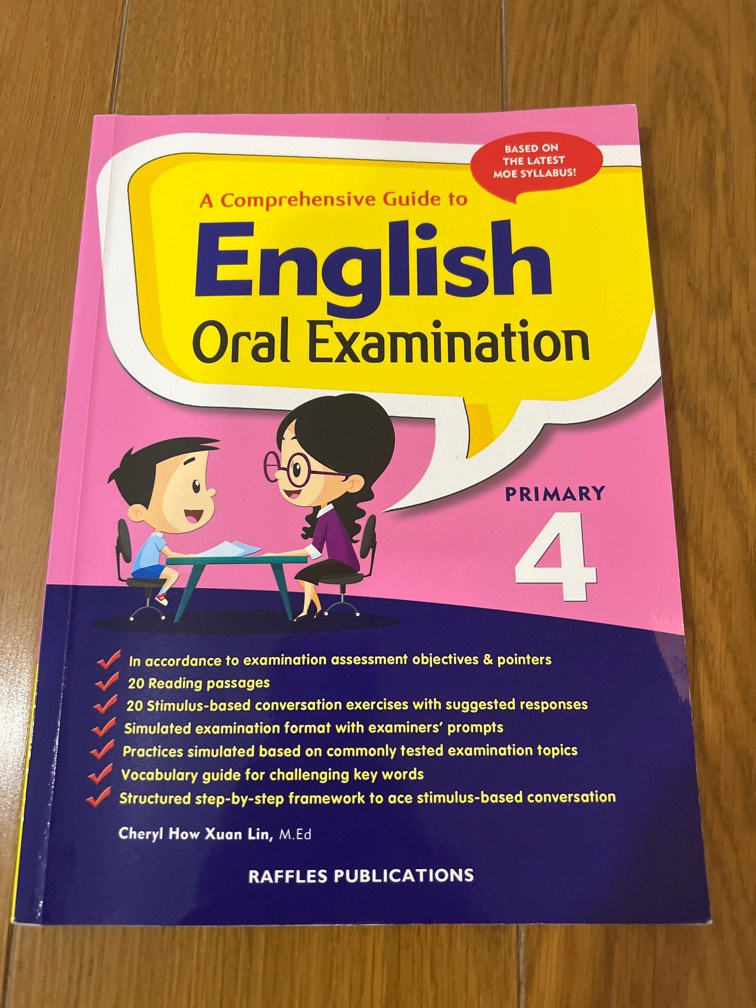 Like new p4 primary four English oral examination guide book, Hobbies ...