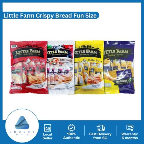 Little Farm Crispy Bread Garlic Butter 55g/76g, Food & Drinks, Other ...