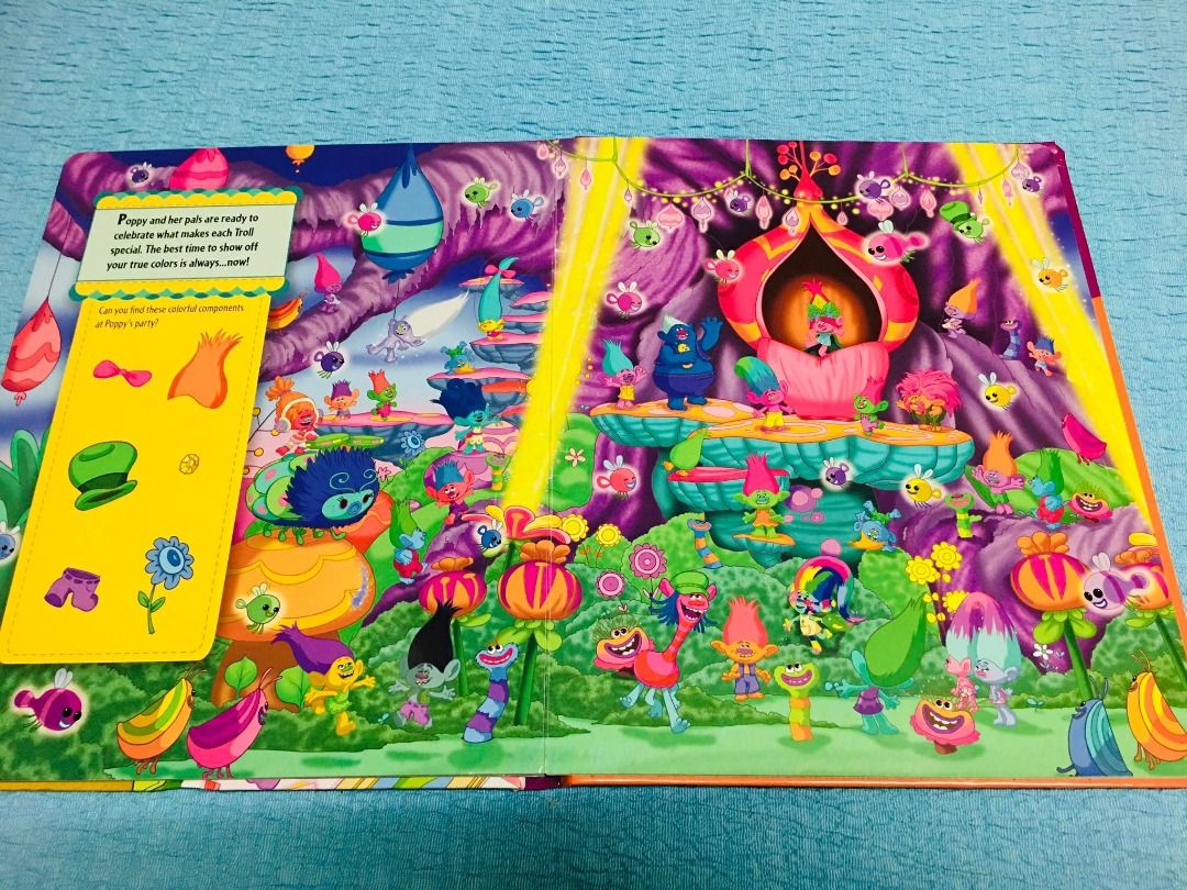 Trolls Bundle - Look and Find Book with Troll Toys, Hobbies & Toys ...