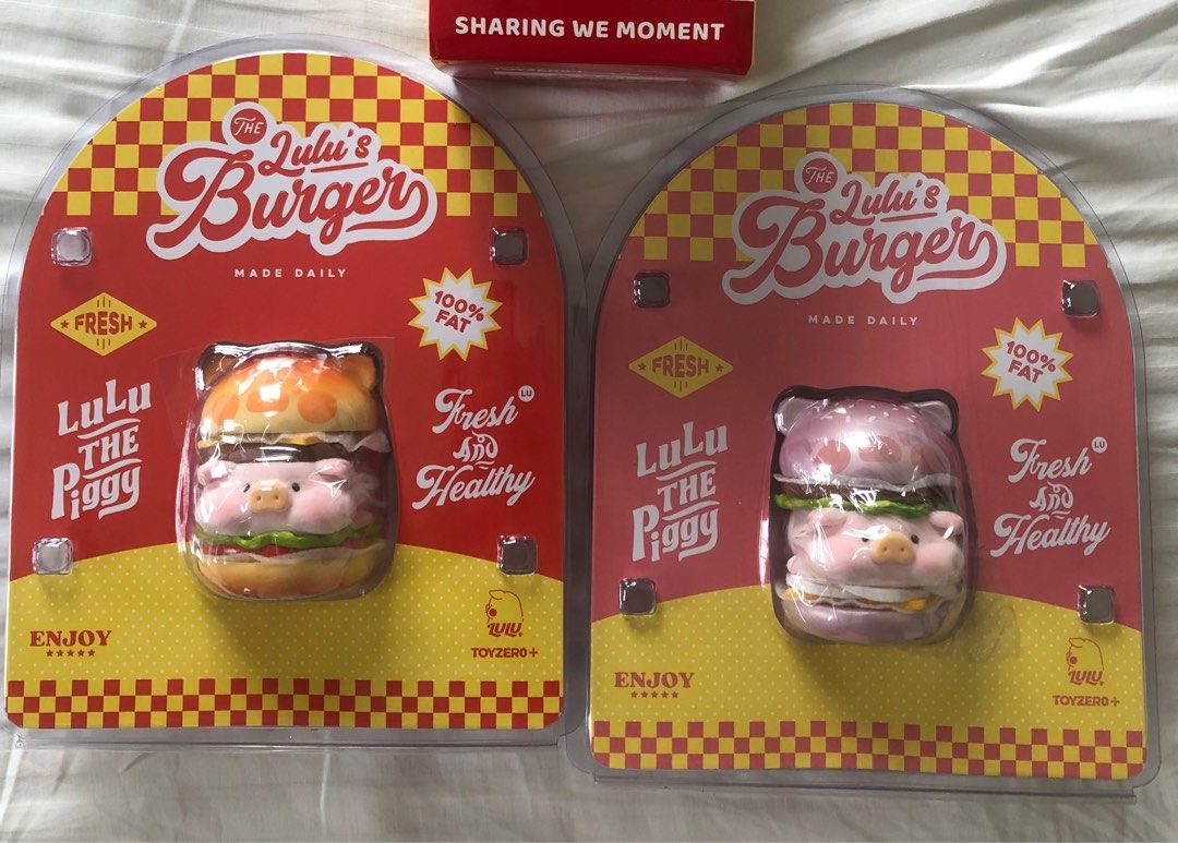 Lulu Pig Burger Set, Hobbies & Toys, Toys & Games on Carousell