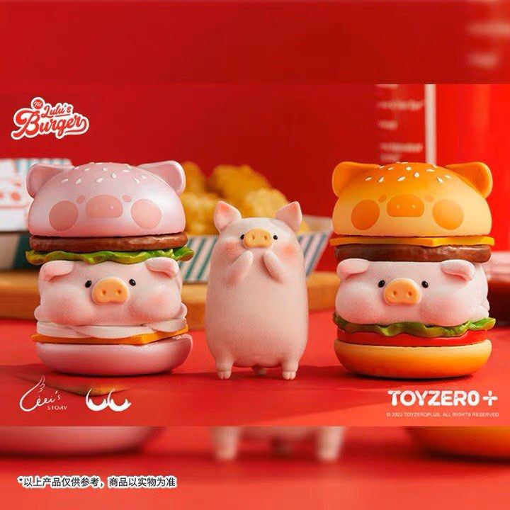 Lulu Pig Burger Set, Hobbies & Toys, Toys & Games on Carousell