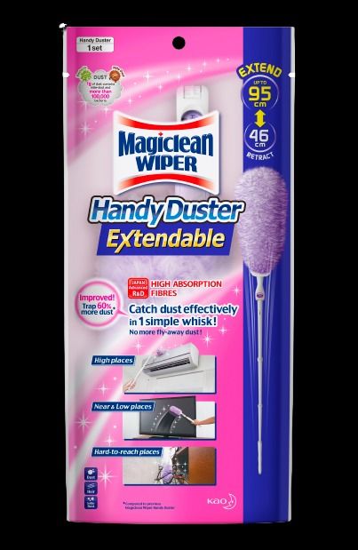 Magiclean Handy Duster Extendable 95cm 35cm Refill 3s, Furniture & Home ...