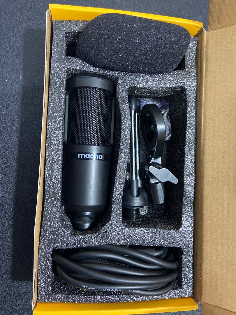Maono microphone, Audio, Microphones on Carousell