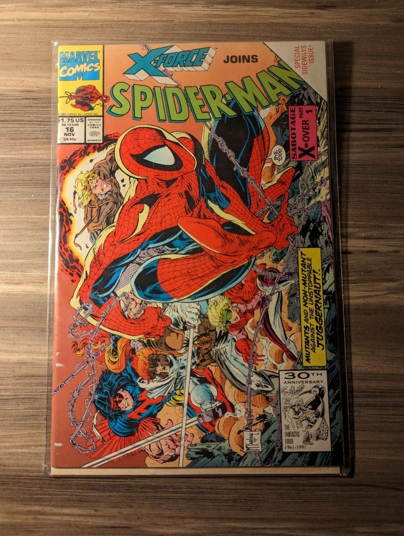 Marvel Infinity War and X-Force Spiderman Comics (Vintage), Hobbies ...