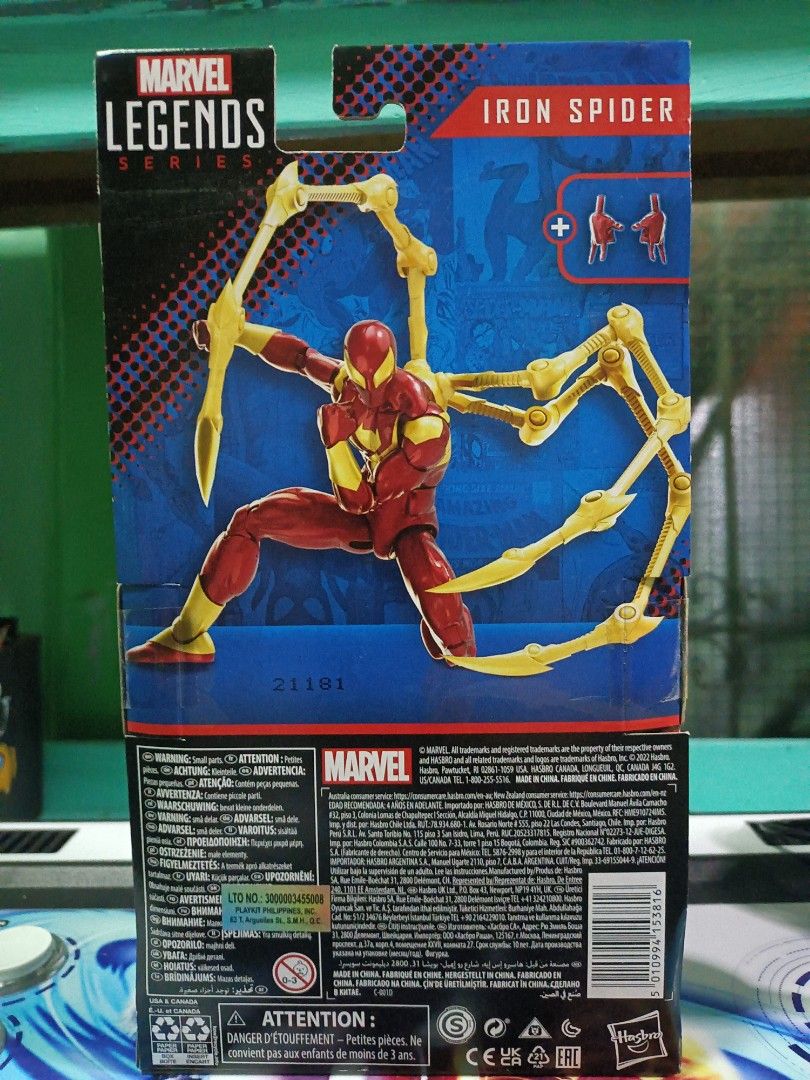 Marvel Legends Iron Spider Action Figure, Hobbies & Toys, Toys & Games ...