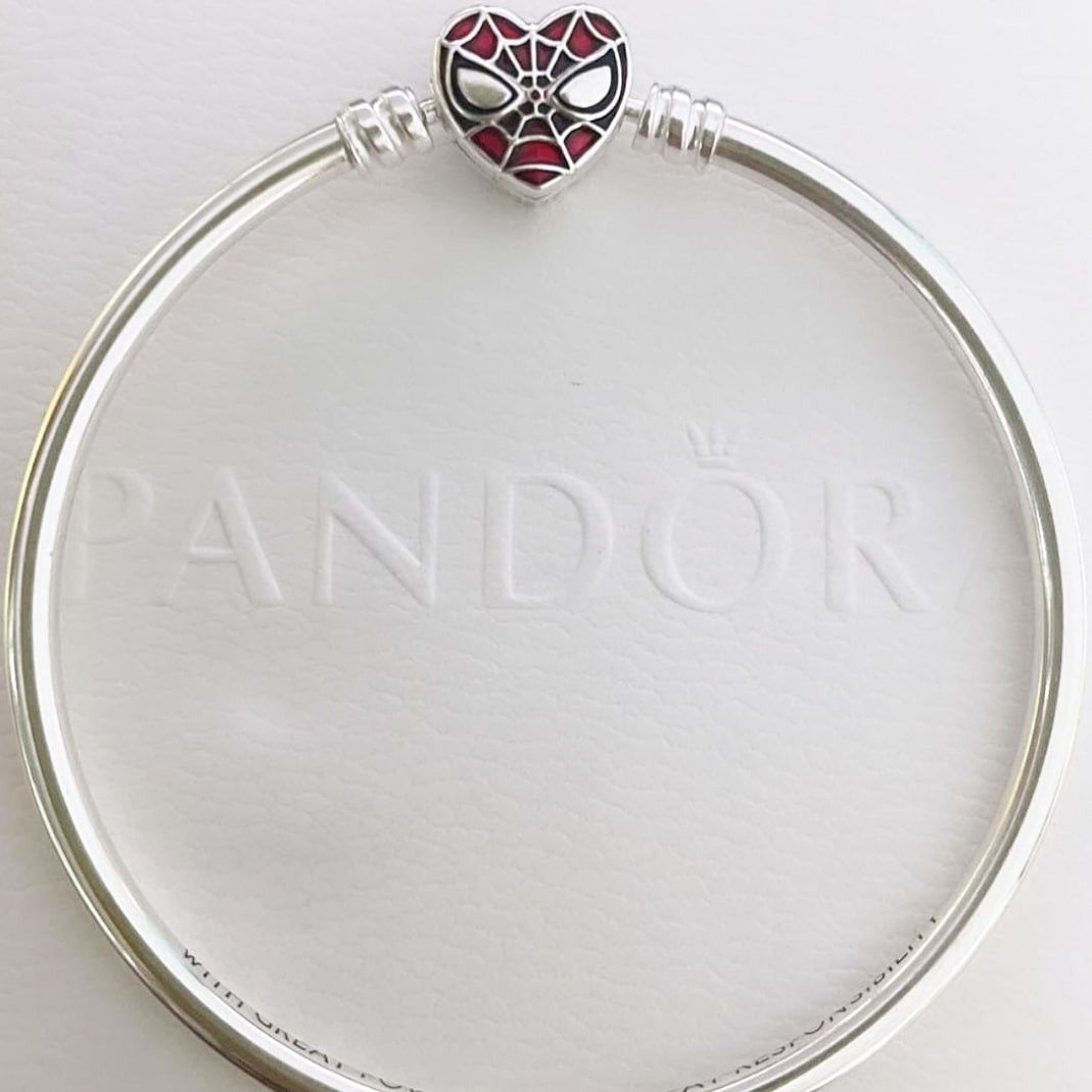Marvel spiderman new pandora bracelet in silver, Women's Fashion ...