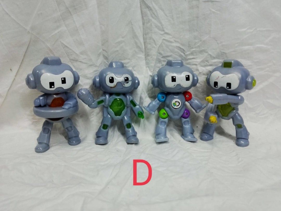 Mcdonalds discovery robots, Hobbies & Toys, Toys & Games on Carousell
