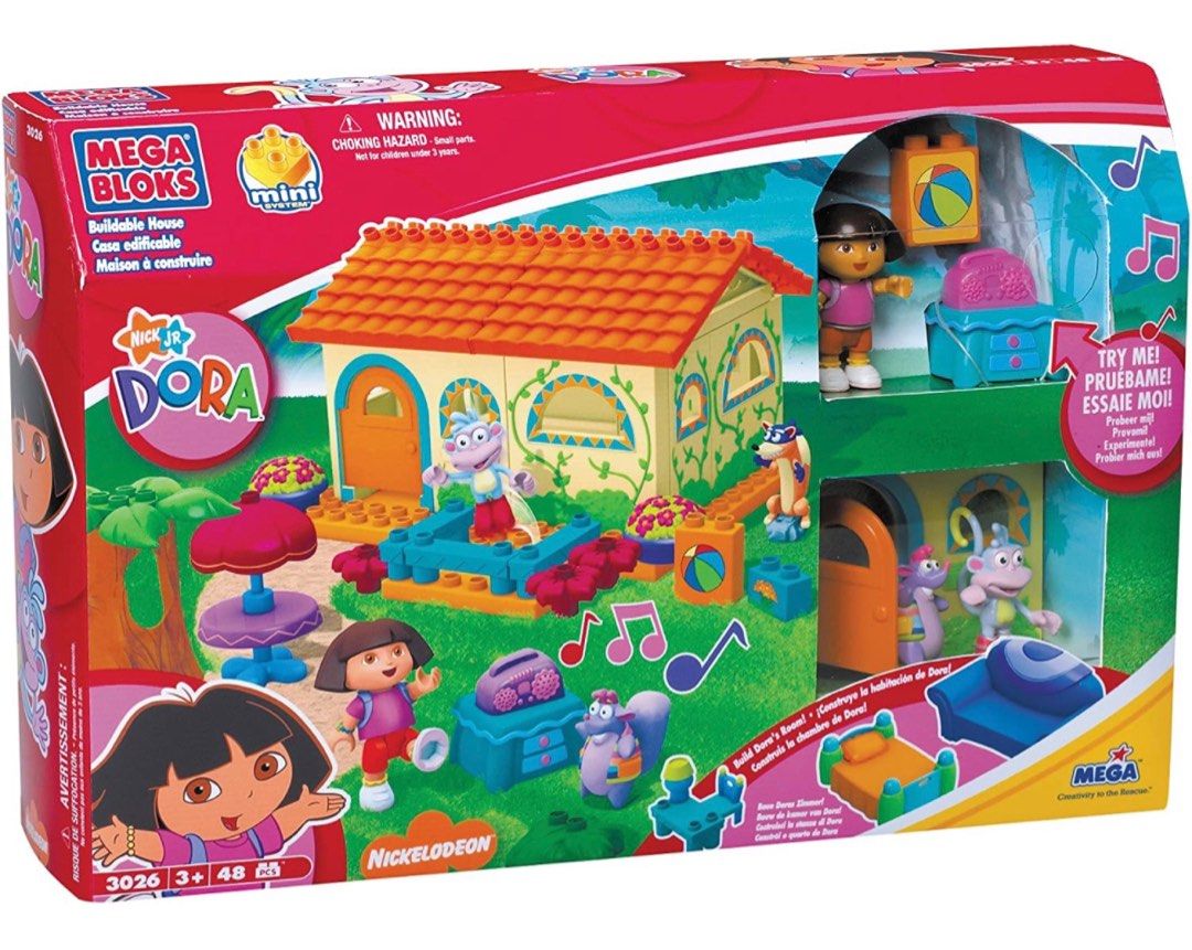 Mega Bloks Dora's Buildable House, Hobbies & Toys, Toys & Games on ...