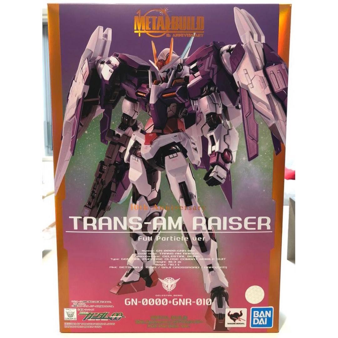 Metal build 00 Raiser Gundam Trans am full particle 10th ver, Hobbies ...