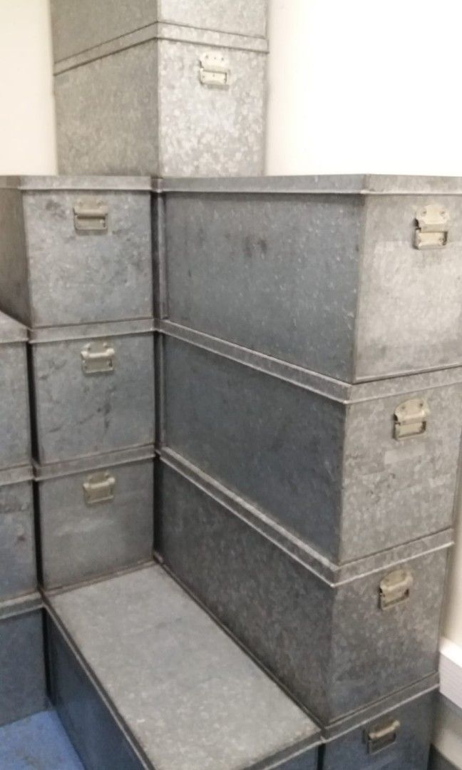 Metal Steel box, Furniture & Home Living, Outdoor Furniture on Carousell