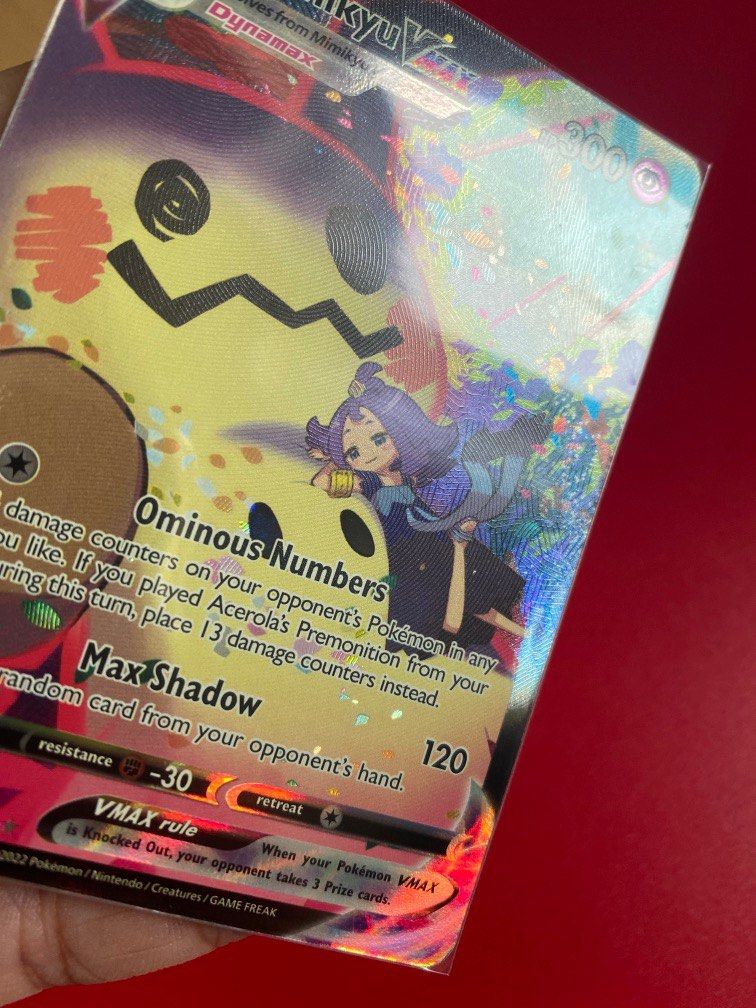 Mimikyu Vmax, Hobbies & Toys, Toys & Games on Carousell