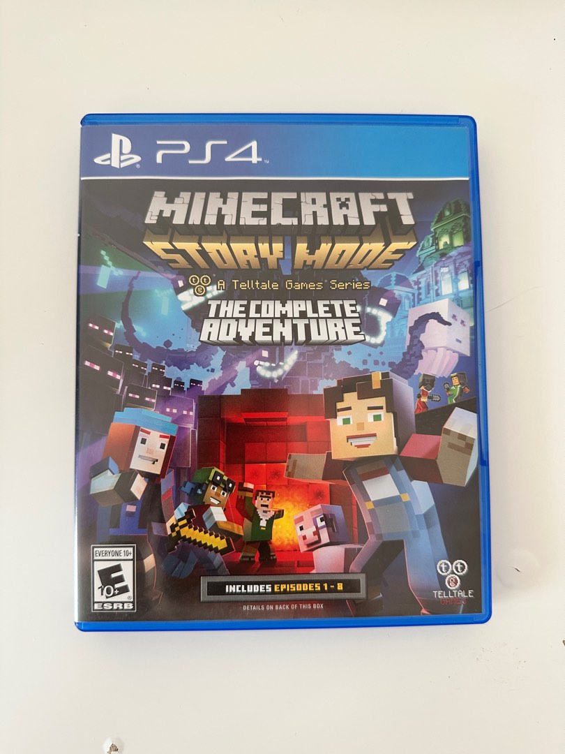 Minecraft Story Mode PS4 game, Video Gaming, Video Games, PlayStation ...