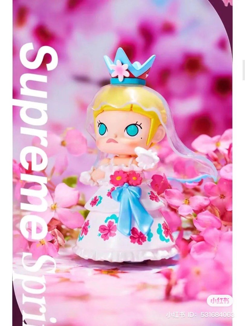 Molly Flower Dreaming blindbox Popmart full case red rose fiery heart ...