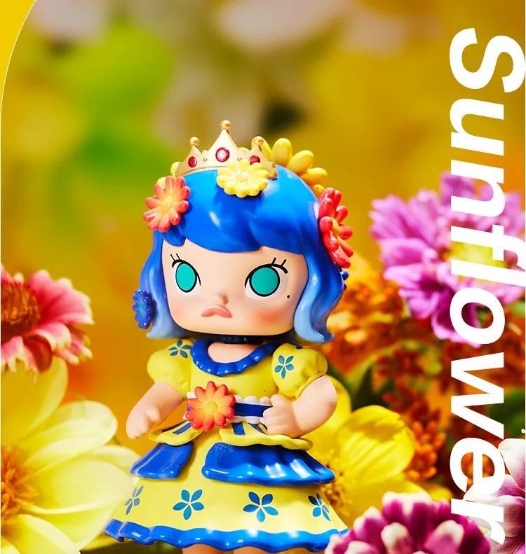Molly Flower Dreaming blindbox Popmart full case red rose fiery heart ...