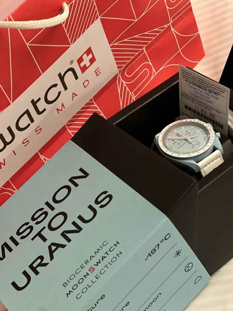 Moonswatch - Mission to Uranus, Luxury, Watches on Carousell
