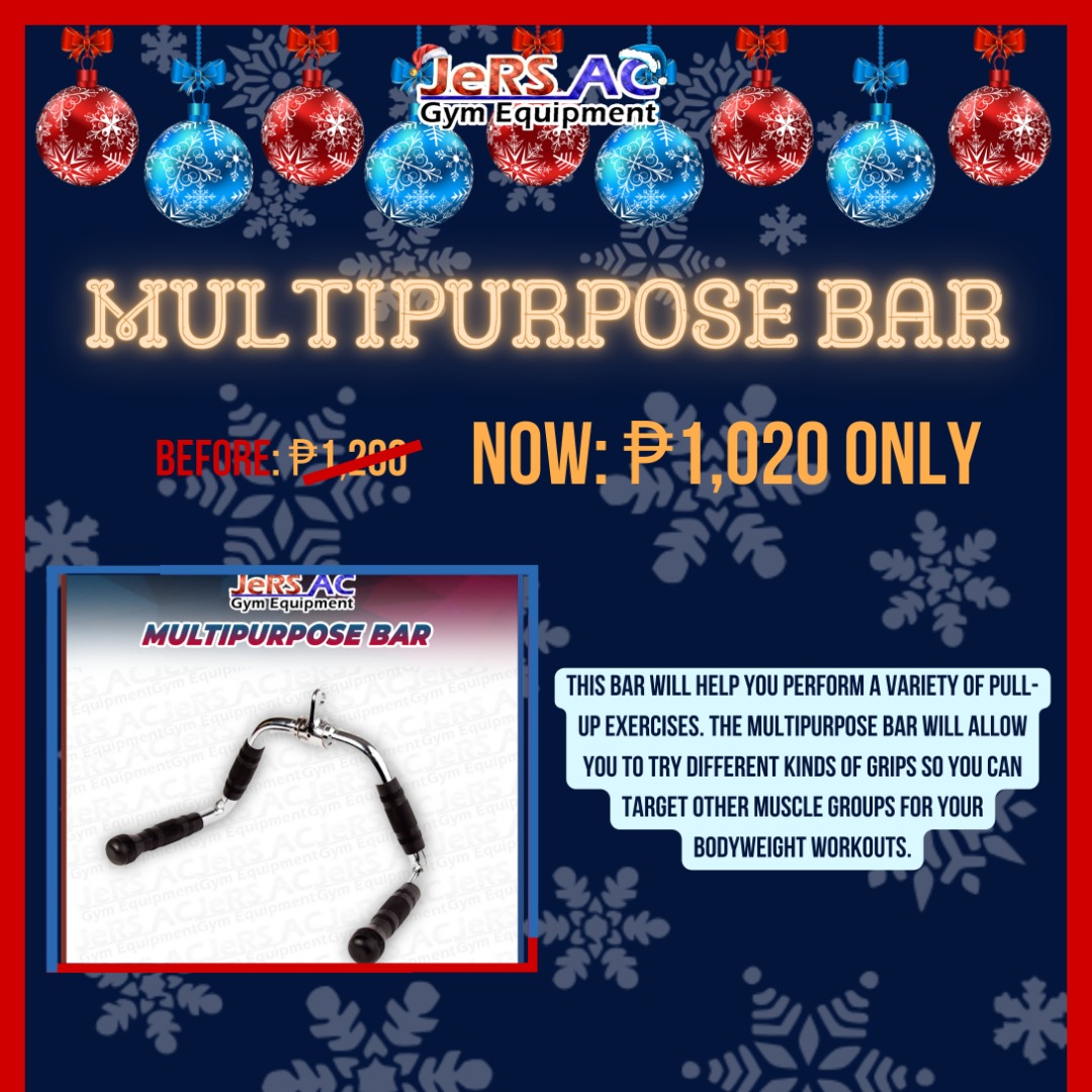 MULTI PURPOSE BAR, Sports Equipment, Exercise & Fitness, Cardio & Fitness Machines on Carousell