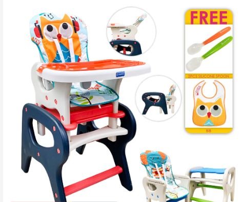 Multiway High Chair - Owl - LSSG0900, Babies & Kids, Baby Nursery ...