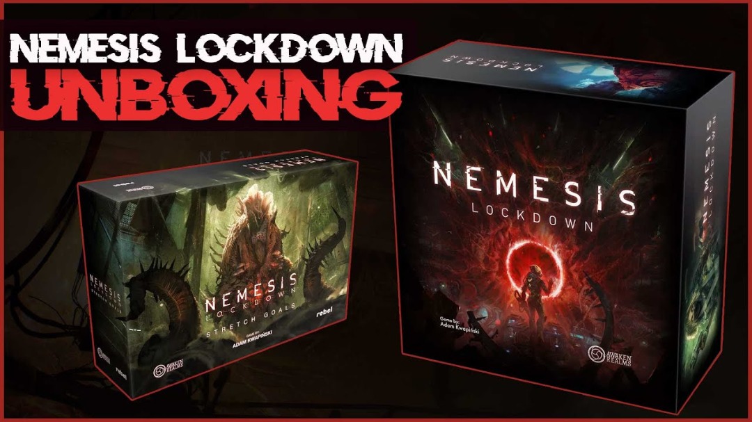Nemesis Lockdown + Stretch Goals + Kings Addon + Fully Sleeved Board ...