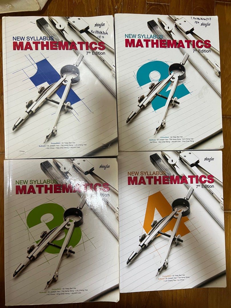 New Syllabus Mathematics 7th Edition sec 1 to 4, Hobbies & Toys, Books ...