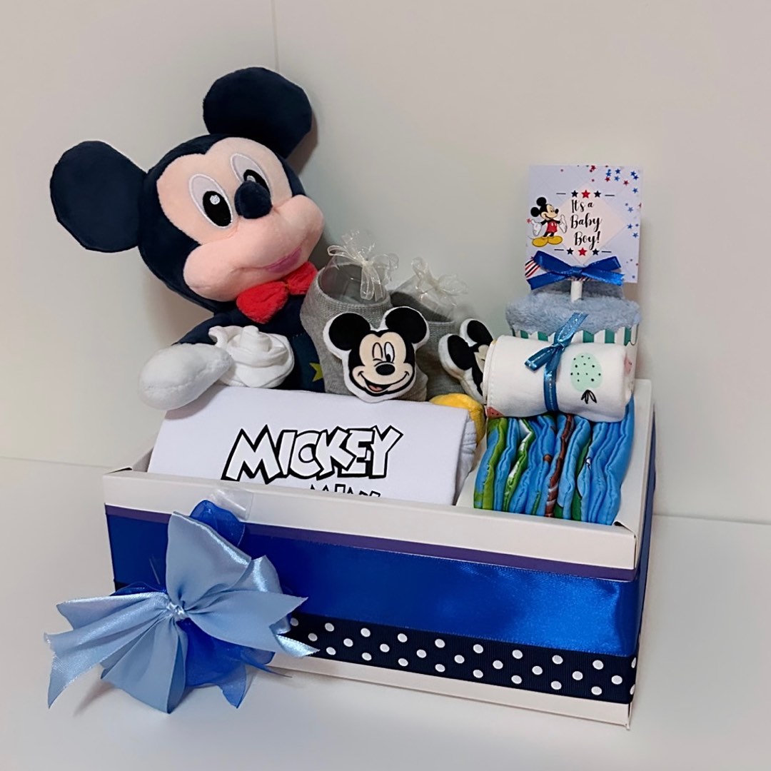 Newborn Baby Hamper Mickey Giftset 100 Days Full Month Celebration ...