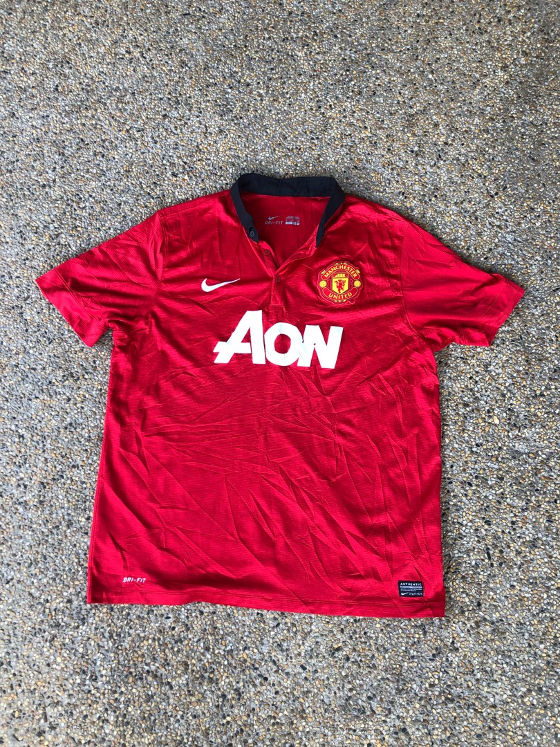 nike aon manchester football kit, Men's Fashion, Tops & Sets, Tshirts ...