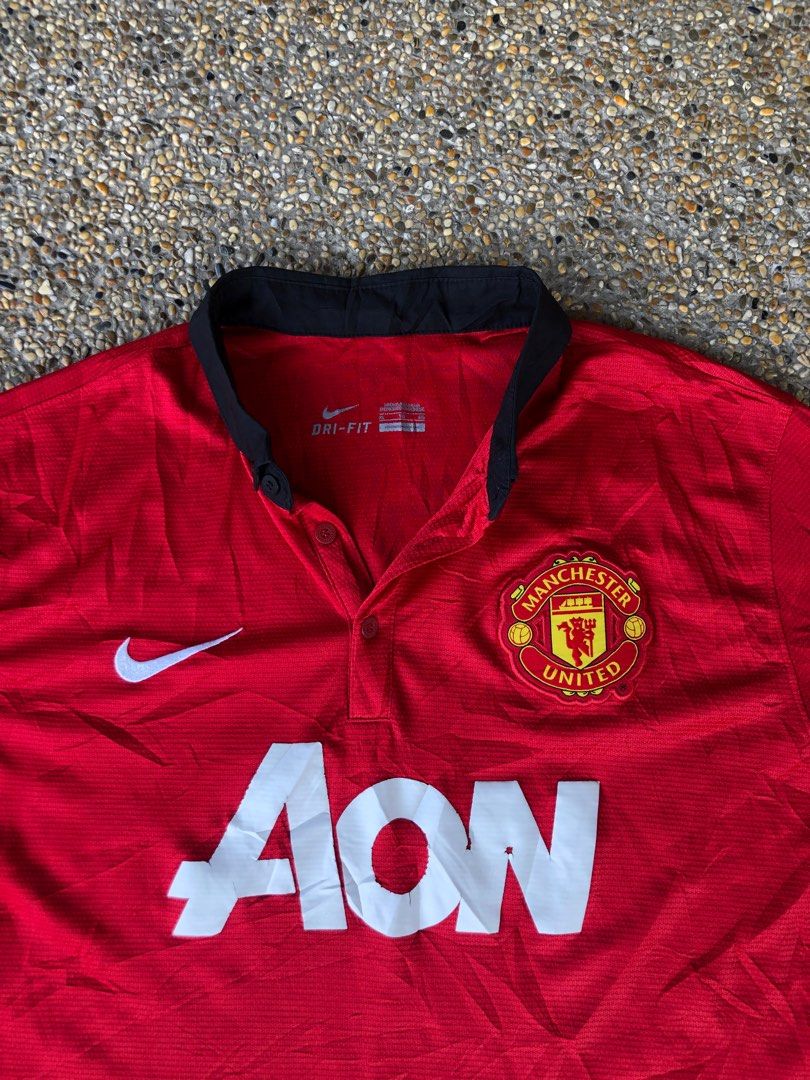 nike aon manchester football kit, Men's Fashion, Tops & Sets, Tshirts ...