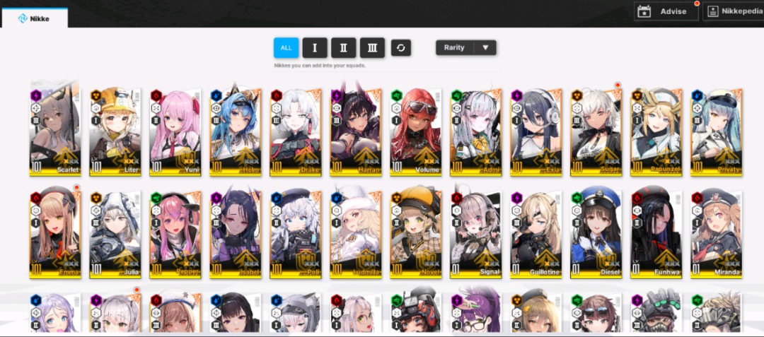 Nikke goddess God tier account with every op unit you need plus 42k ...