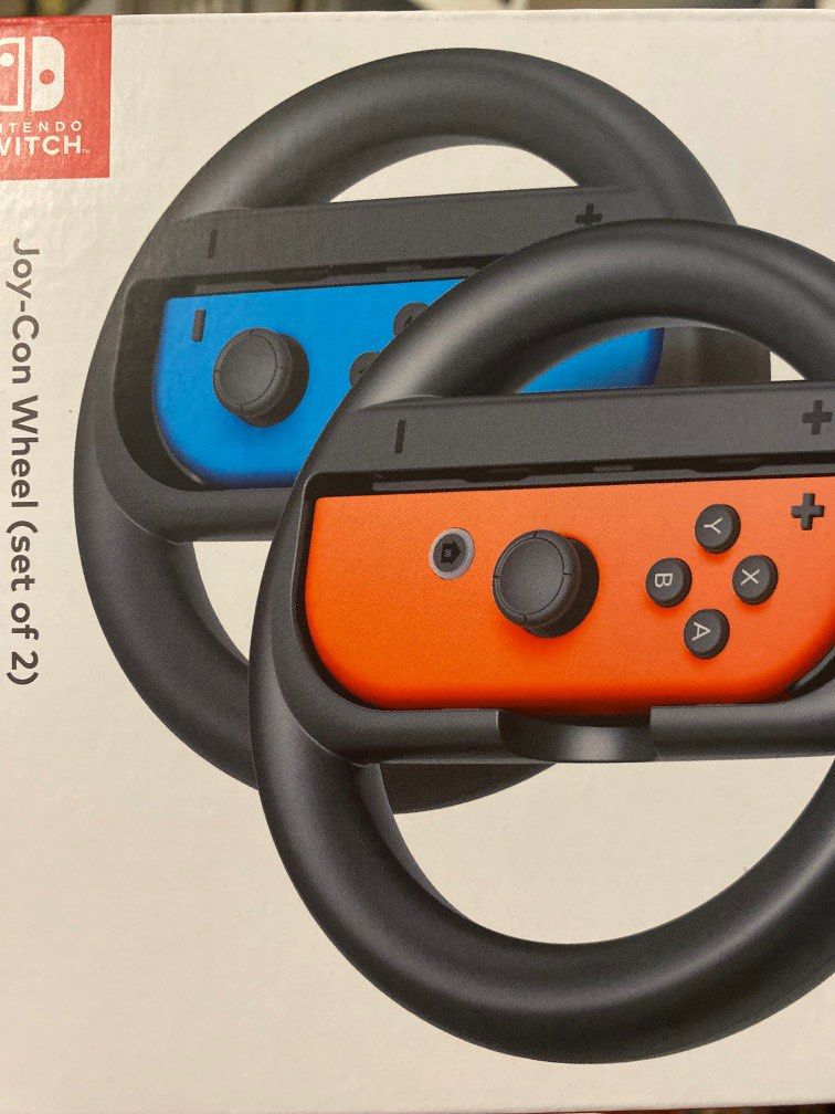 Nintendo Switch Joycons Wheel ( set of 2), Video Gaming, Gaming ...
