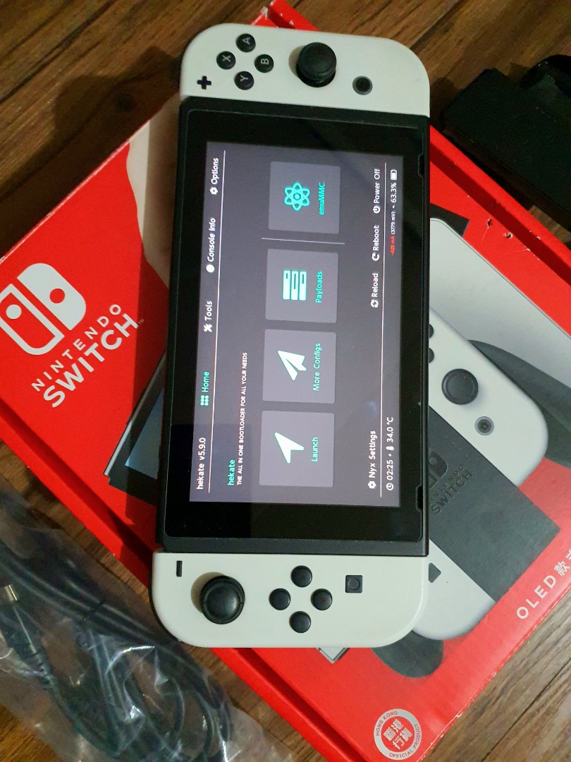 Nintendo switch Unpatched jaibreak with oled accesories dual boot 128GB ...