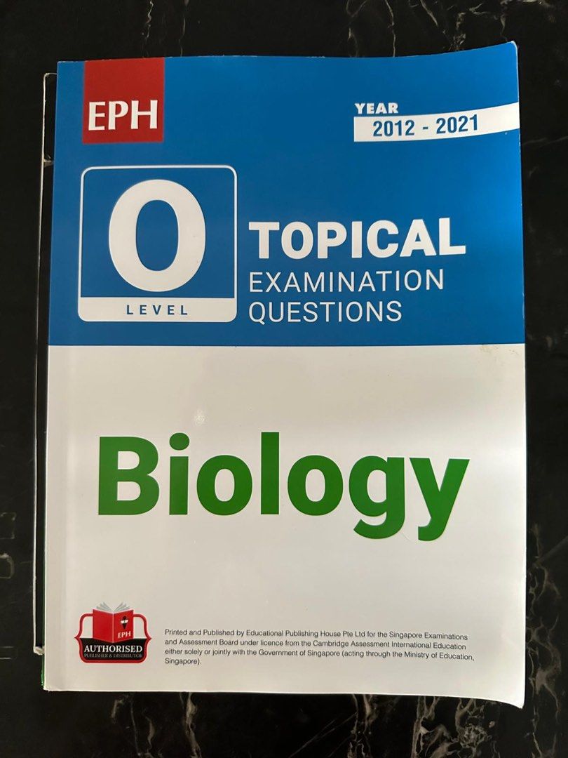 O Level Bio TYS 2012-2021 (Topical), Hobbies & Toys, Books & Magazines ...