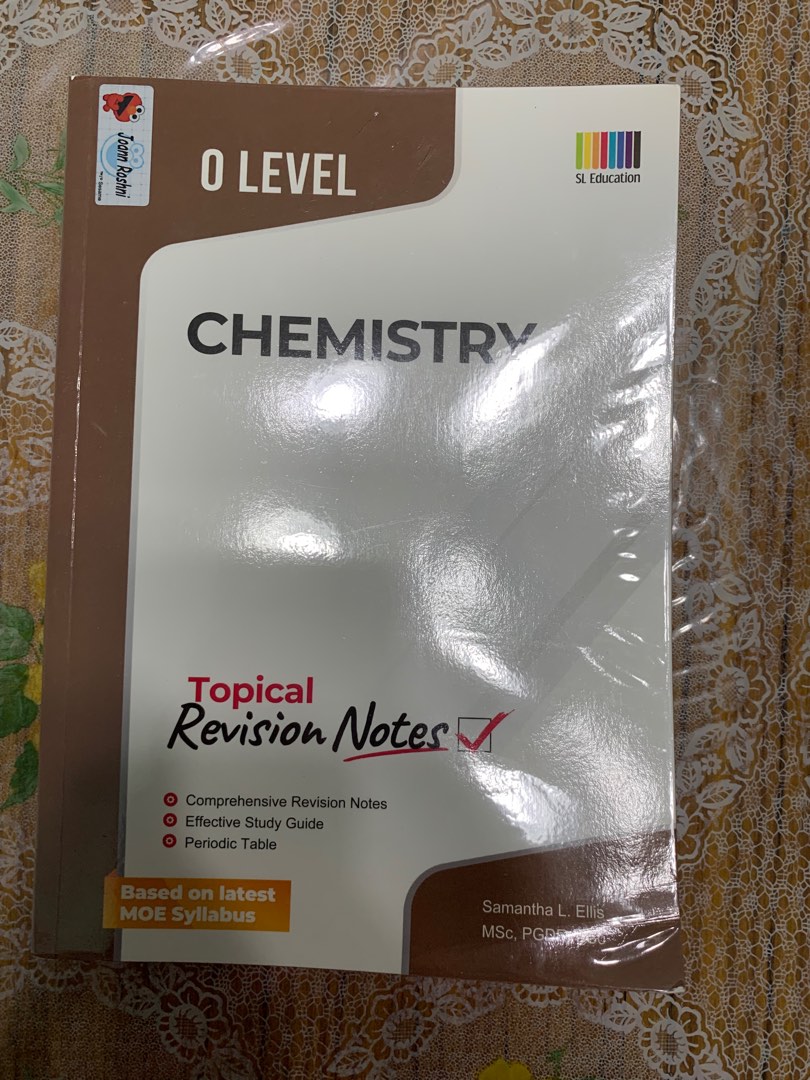 O Level Topical Revision Notes for pure chemistry, Hobbies & Toys ...