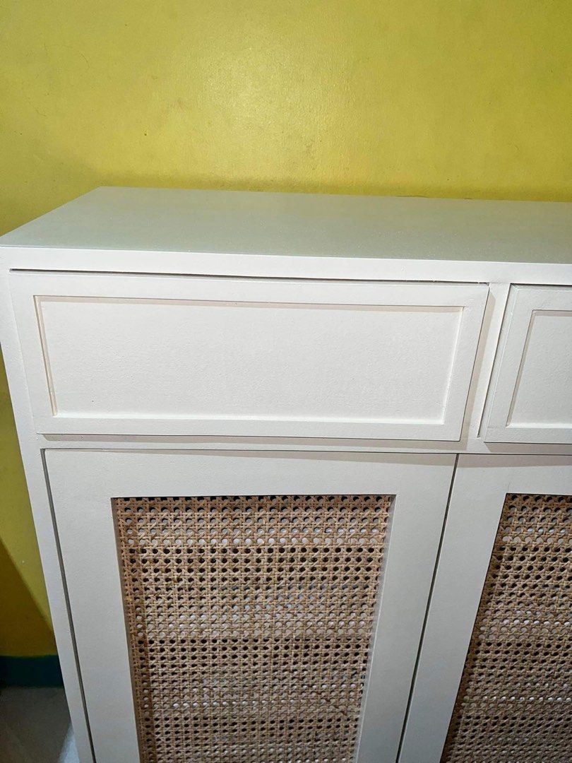 Off white wooden Solihiya doors Shoe cabinet, Furniture & Home Living ...