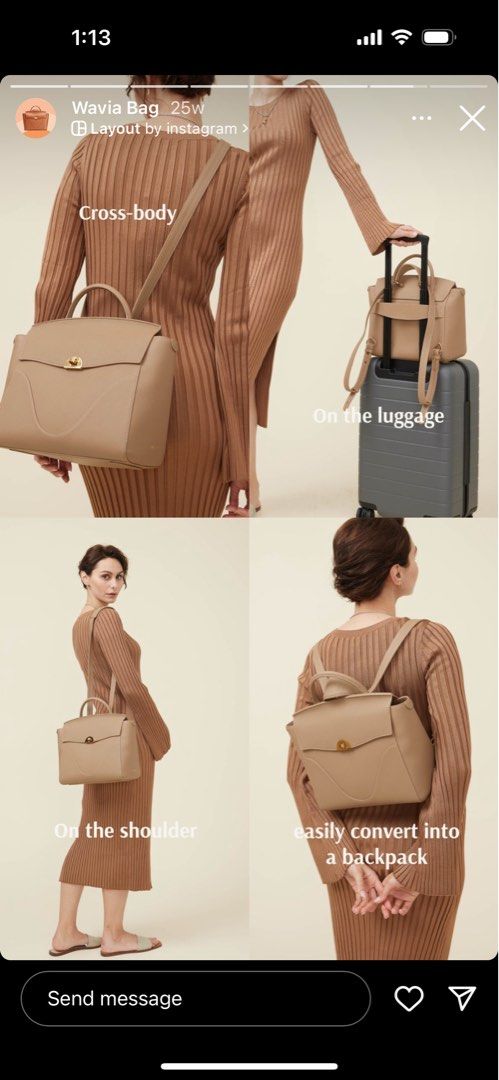 Oleada Wavia Bag, Women's Fashion, Bags & Wallets, Shoulder Bags on ...