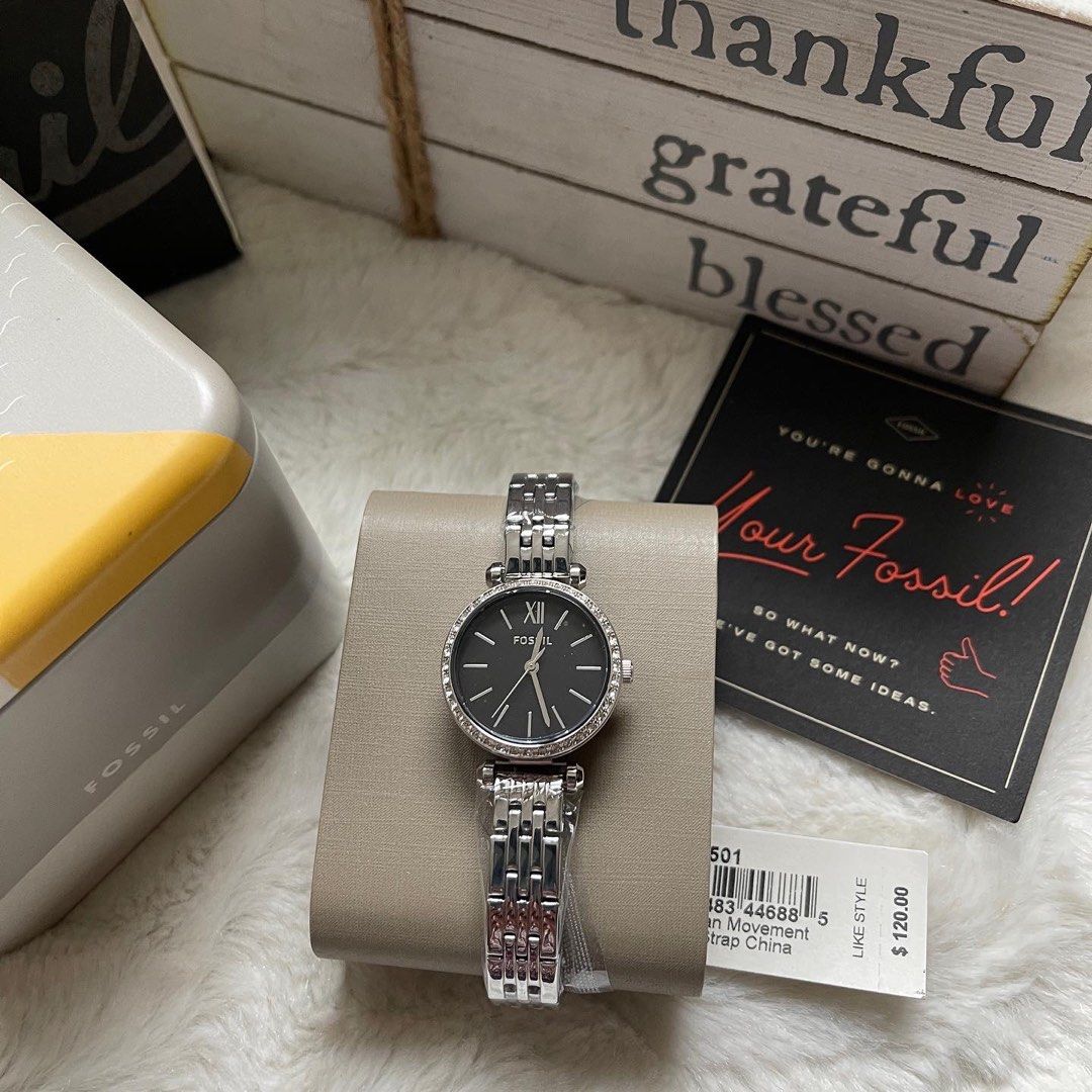 Original FOS Tillie Mini Three-Hand Stainless Steel, Women's Fashion ...