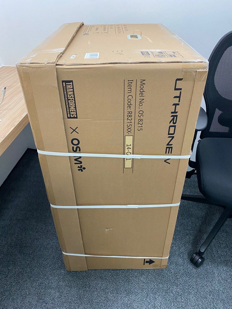 OSIM uThrone Optimus Prime Gaming Massage Chair, Furniture & Home ...